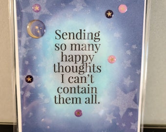 Sending Happy Thoughts - Etsy
