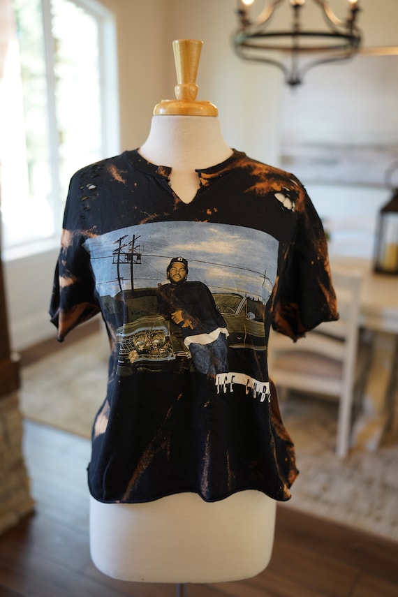 Ice Cube | Cropped Rapper Graphic Tee Short Sleeve Bl… - Gem