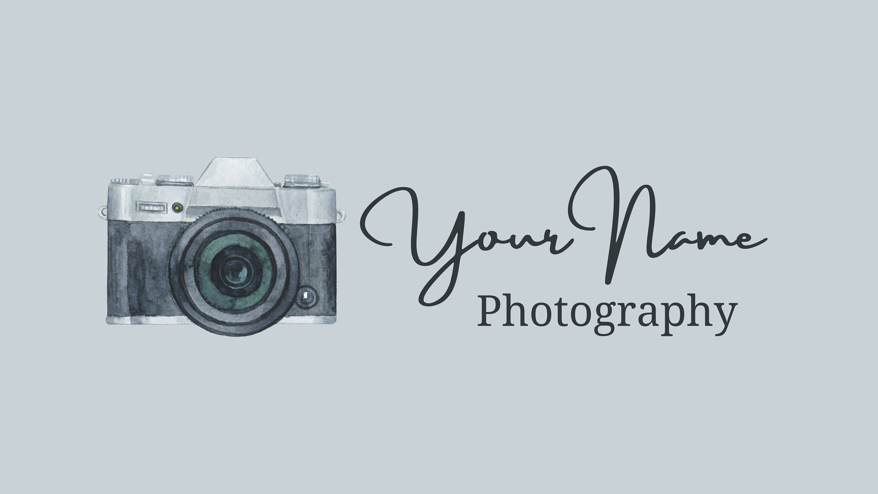Silver and Black Mirrorless Camera Photography Logo - Etsy