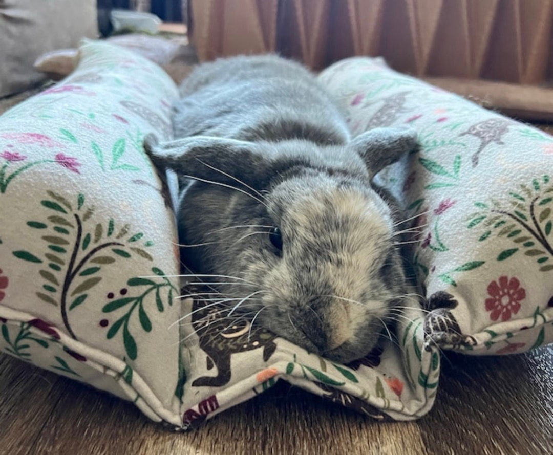 FLANNEL Bunny Bed - Etsy
