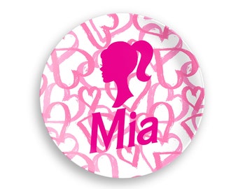 Barbie Name Plate - Etsy