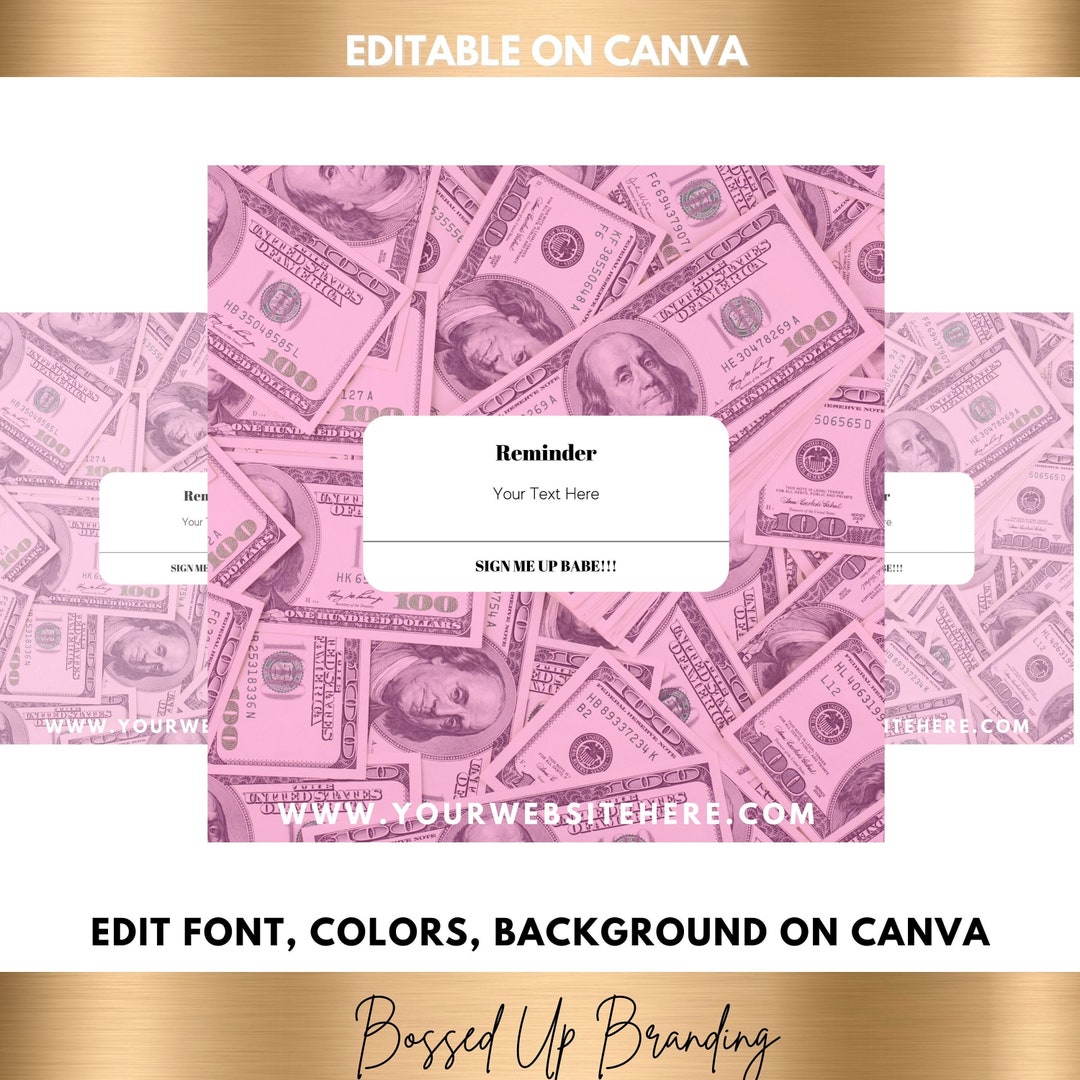 DIY Reminder Flyer Social Media Flyer Canva Template - Etsy