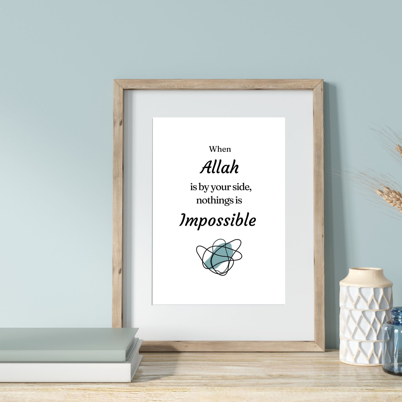Islamic Wall Art| Islamic Printable| Inspirational Quotes| Islam ...