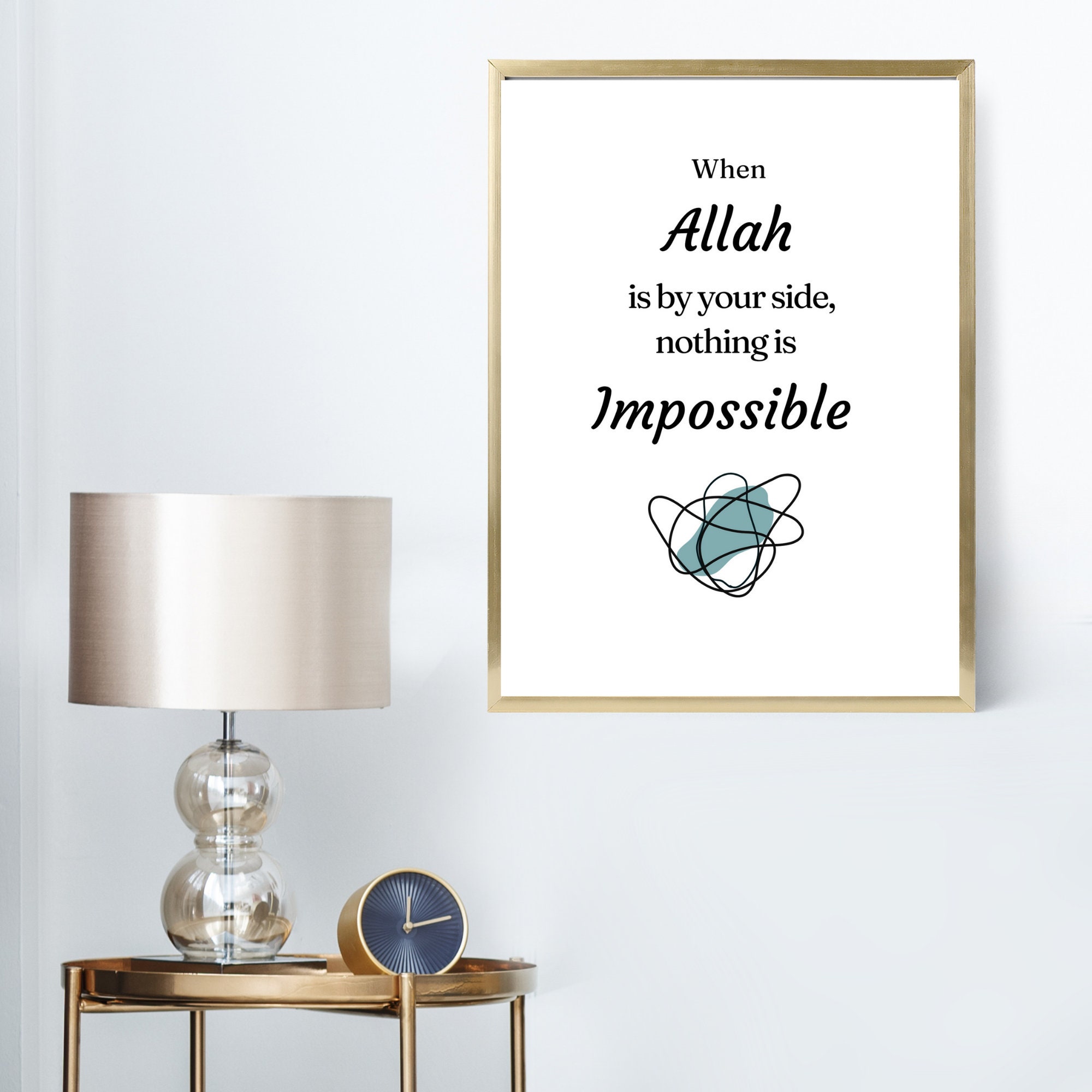 Islamic Wall Art| Islamic Printable| Inspirational Quotes| Islam ...