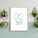 Till Jannah Reunites Us, Islamic Love Wall Art, Fine Line Heart ...