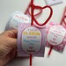 Silly Straw Valentines for Kids, Red Heart Straw Valentine Cards, Non ...