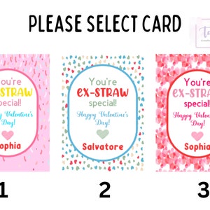 Red Heart Silly Straw Valentines Day Gifts for Kids Class Exchange ...