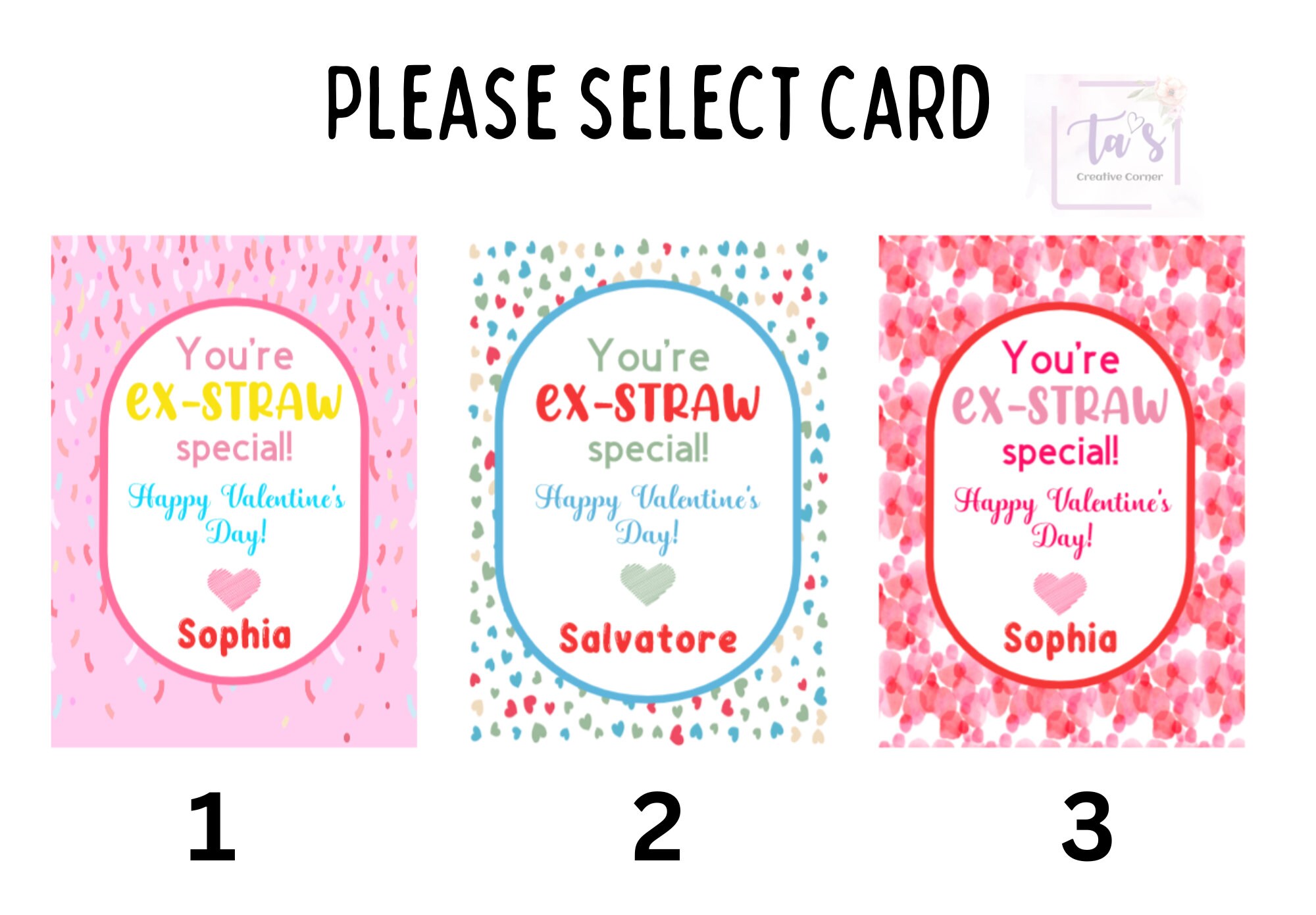 Red Heart Silly Straw Valentines Day Gifts for Kids Class Exchange ...