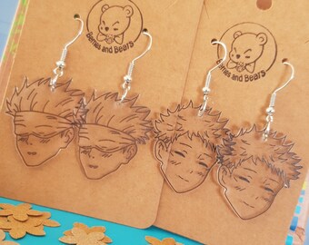 Jujutsu Kaisen Earrings - Etsy UK