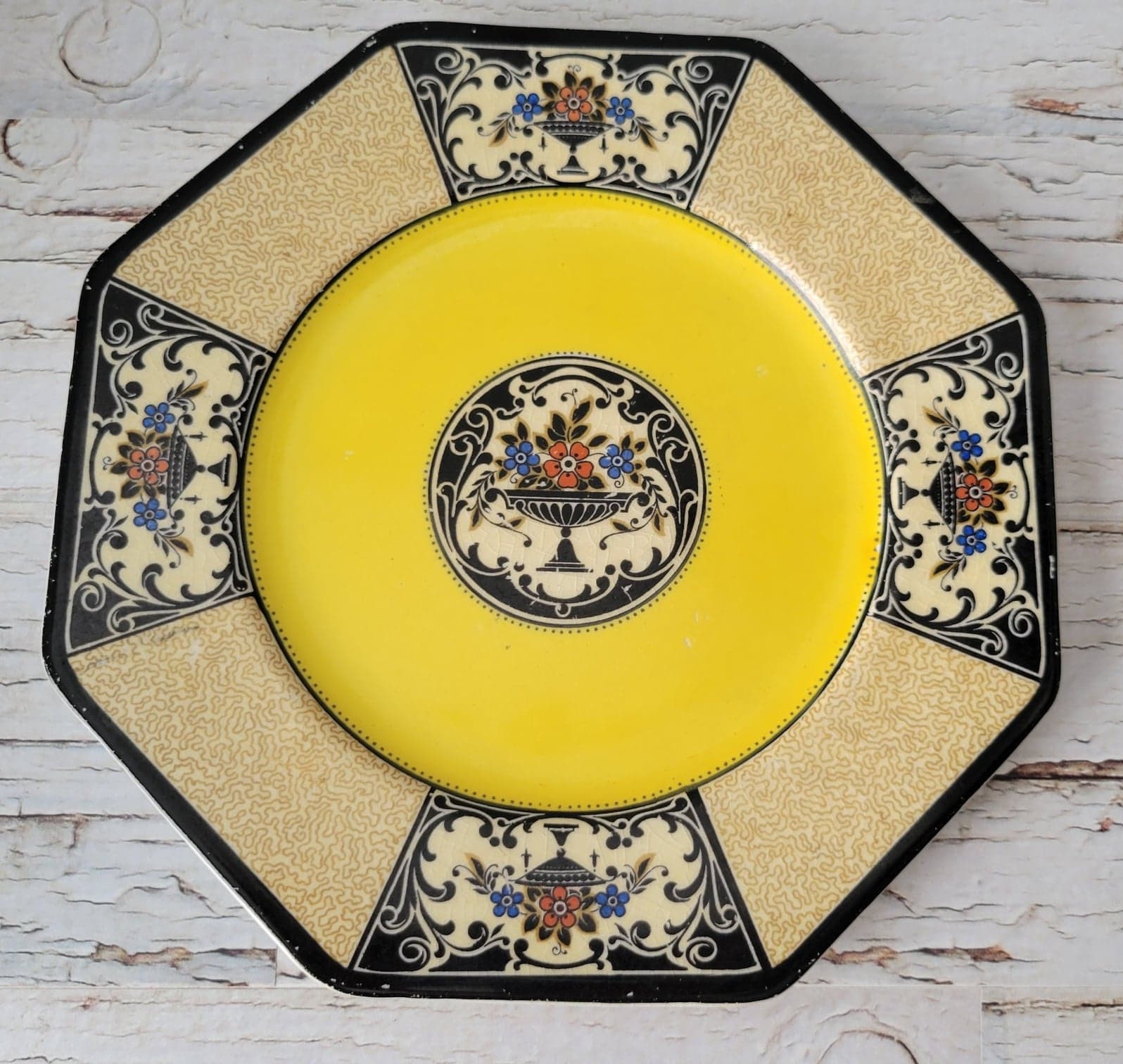 RARE Vintage Wedgwood Nanette Octagonal Plate - Etsy