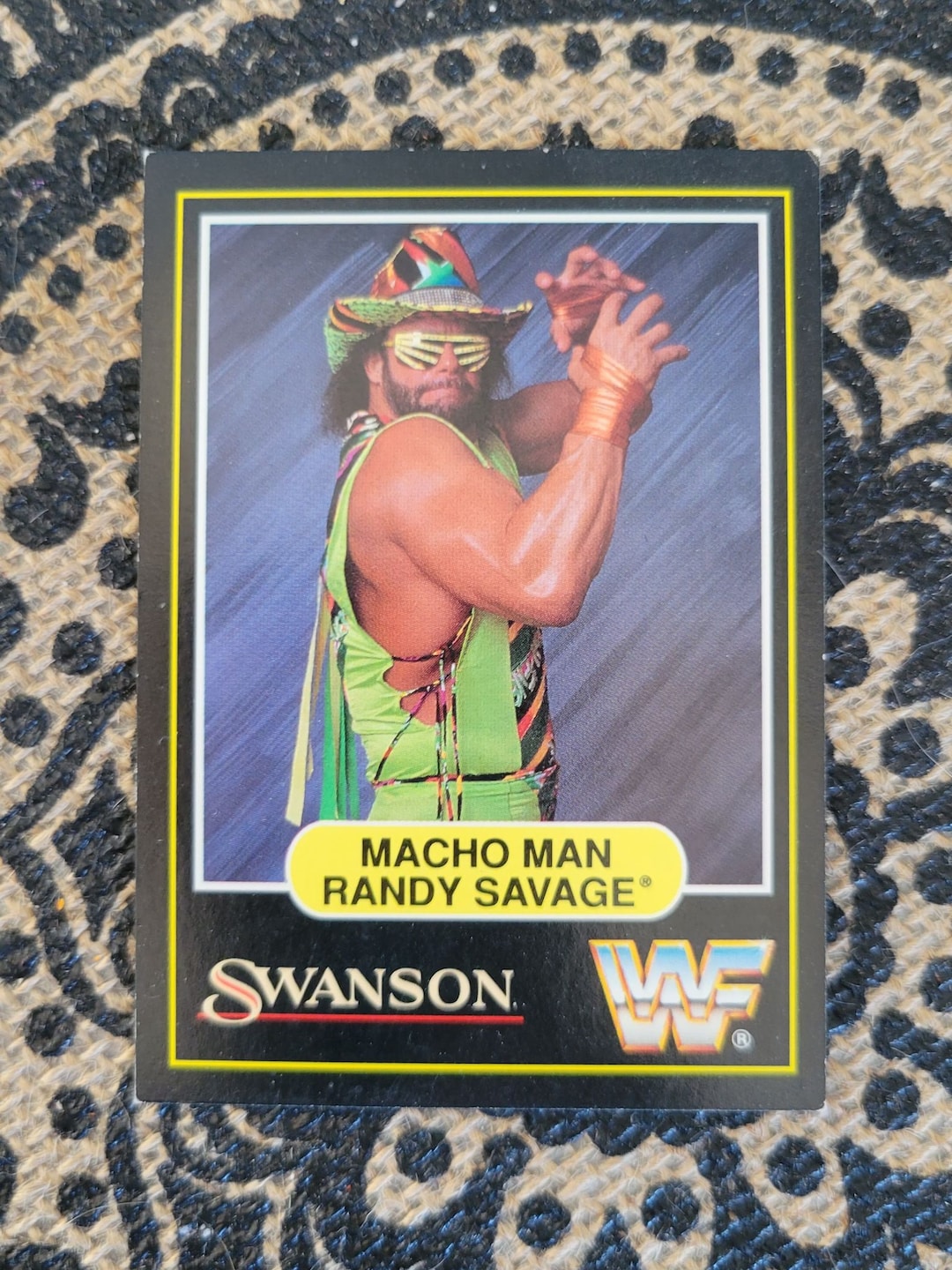 RARE- Swanson WWF- 1991 Macho Man Randy Savage Trading Card - Etsy
