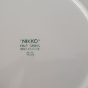 Nikko Fine China- Patra Thailand- Gold Filigree Angel Salad Plates- Set ...