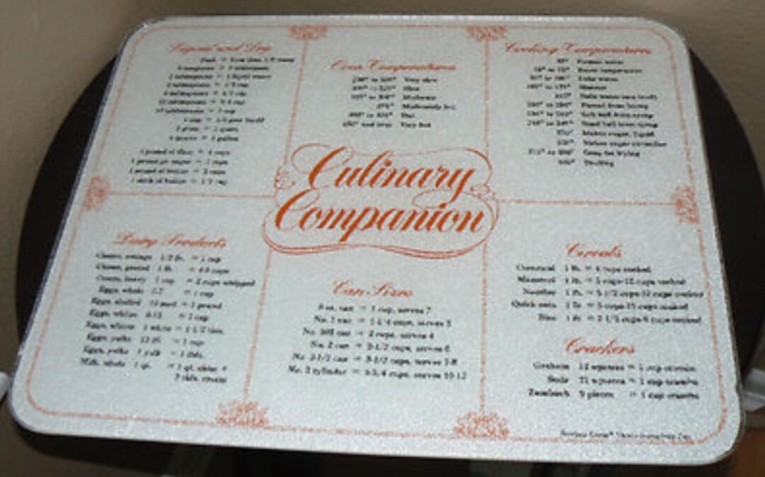 Extremely RARE Vance Industries Vintage 1970's Culinary Companion ...