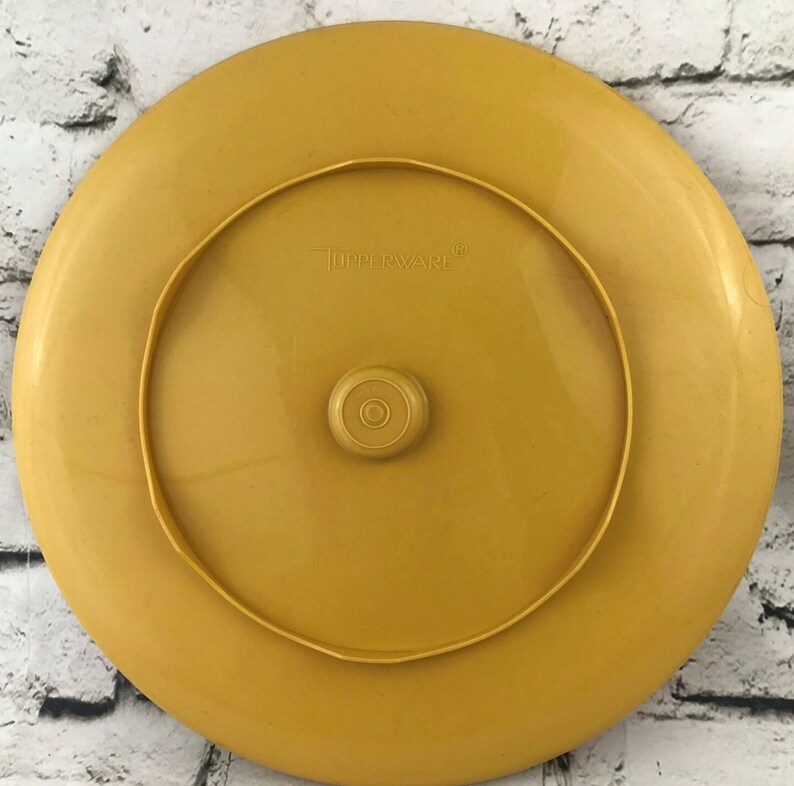 Tupperware Vintage 14 Chip & Dip Serving Tray Set 492-2 Harvest Gold - Etsy