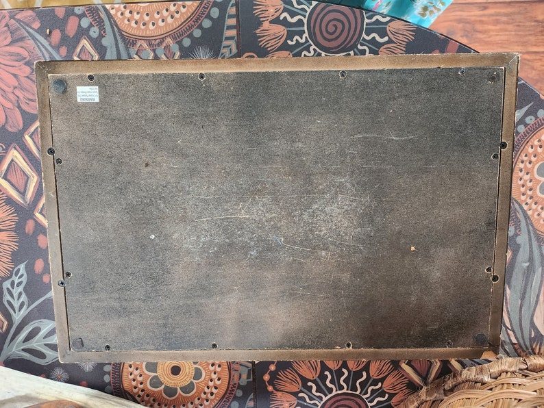 RARE- Vintage 1970's Wooden Shadow Box Tray With Real Spices - Etsy