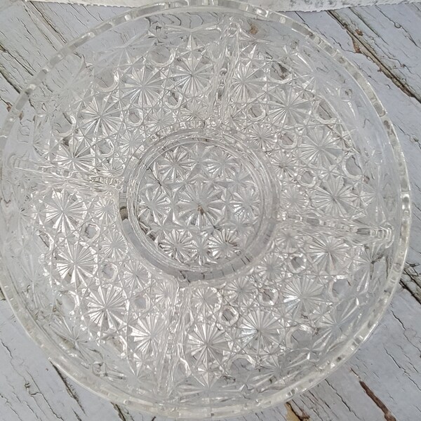 Cut Glass Tray - Etsy