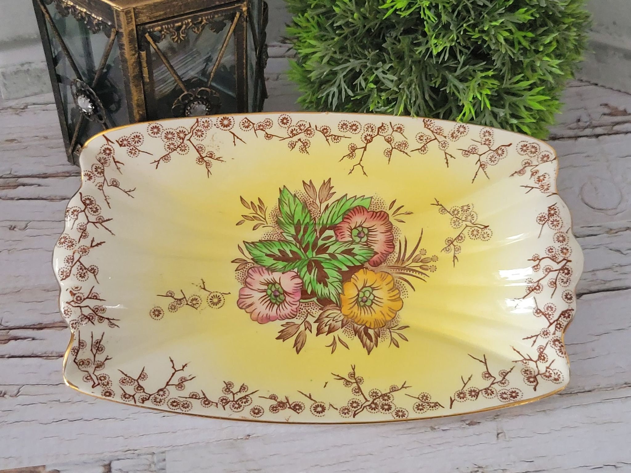 RARE Royal Winton Grimwades England- 1930's Vintage Rectangular Dish ...