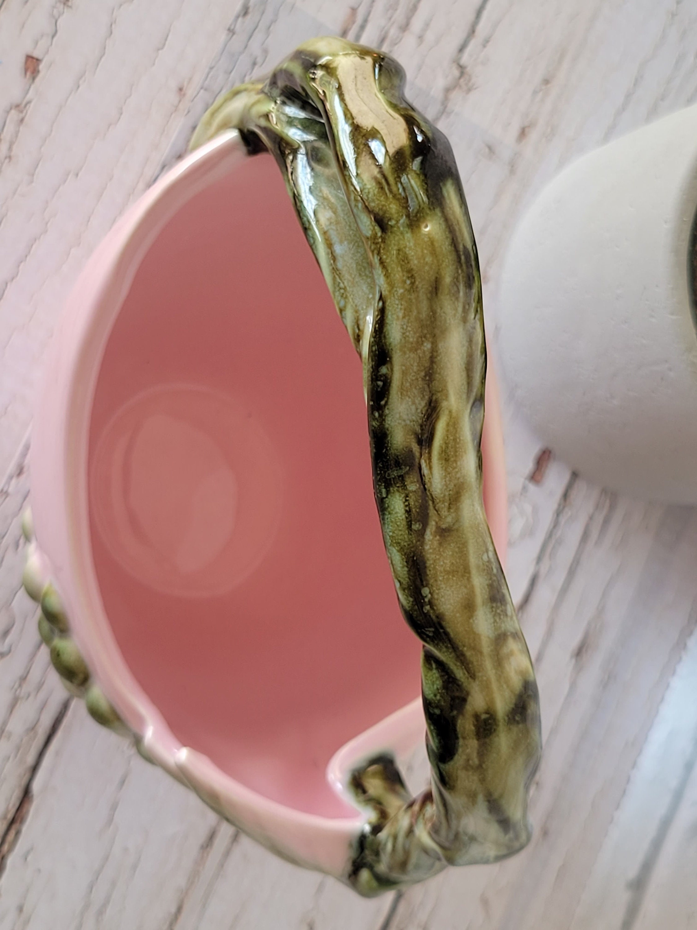 Hull Pottery Tokay RARE Vintage 1950's Pottery Pink and Grape Design ...