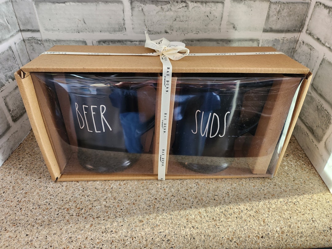Rae Dunn beer & suds Mug Set Artisan Collection 23.6oz New in Box Set ...