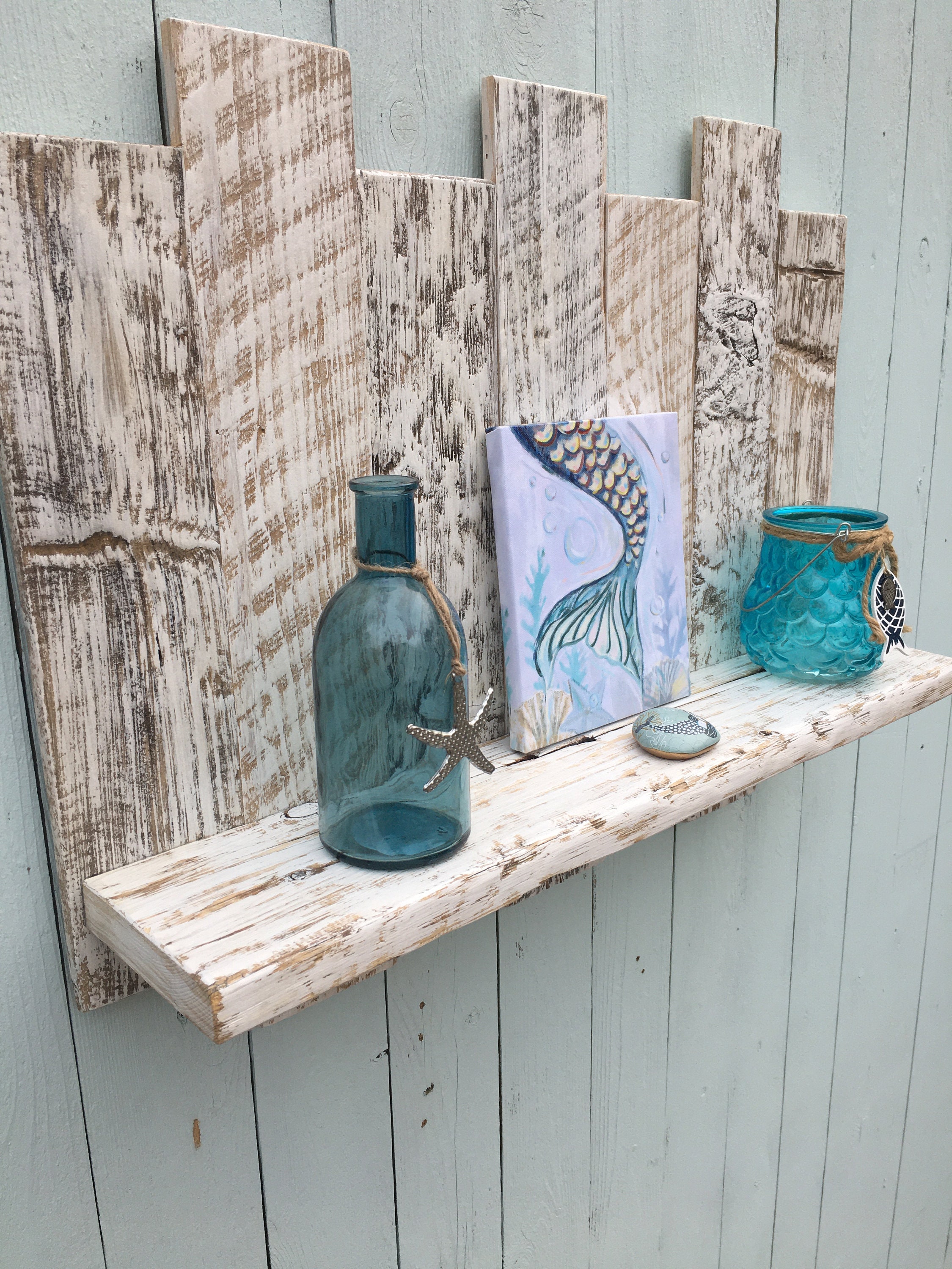 Driftwood Shelf Wall Décor 24 Wide X 18.5 High X - Etsy