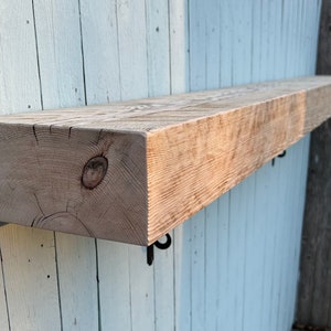 Driftwood Mantle, Natural Mantle, 50-70x 8x3.75 Fireplace Mantle ...