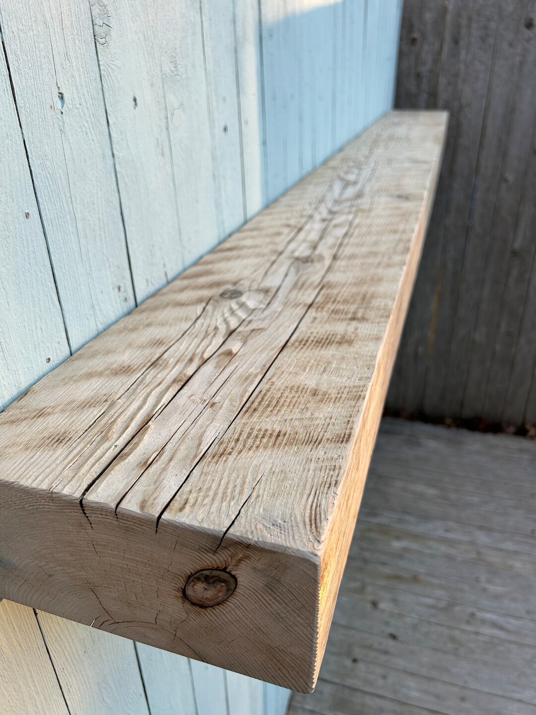 Driftwood Mantle, Natural Mantle, 50-70x 8x3.75 Fireplace Mantle ...