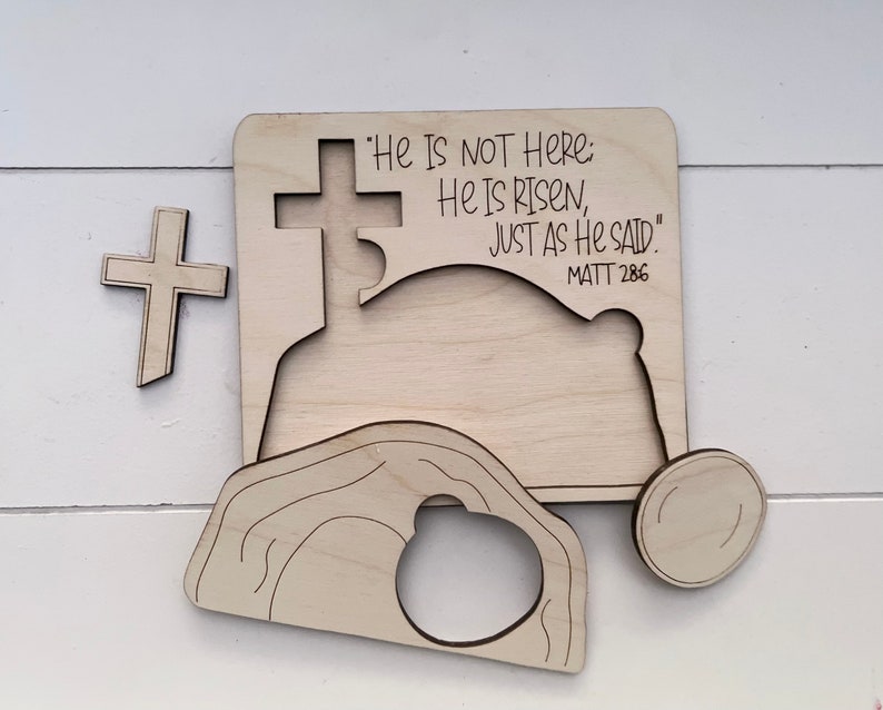 He is Risen/ Jesus Paid It All Puzzle Bundle- Easter Laser SVG - Etsy