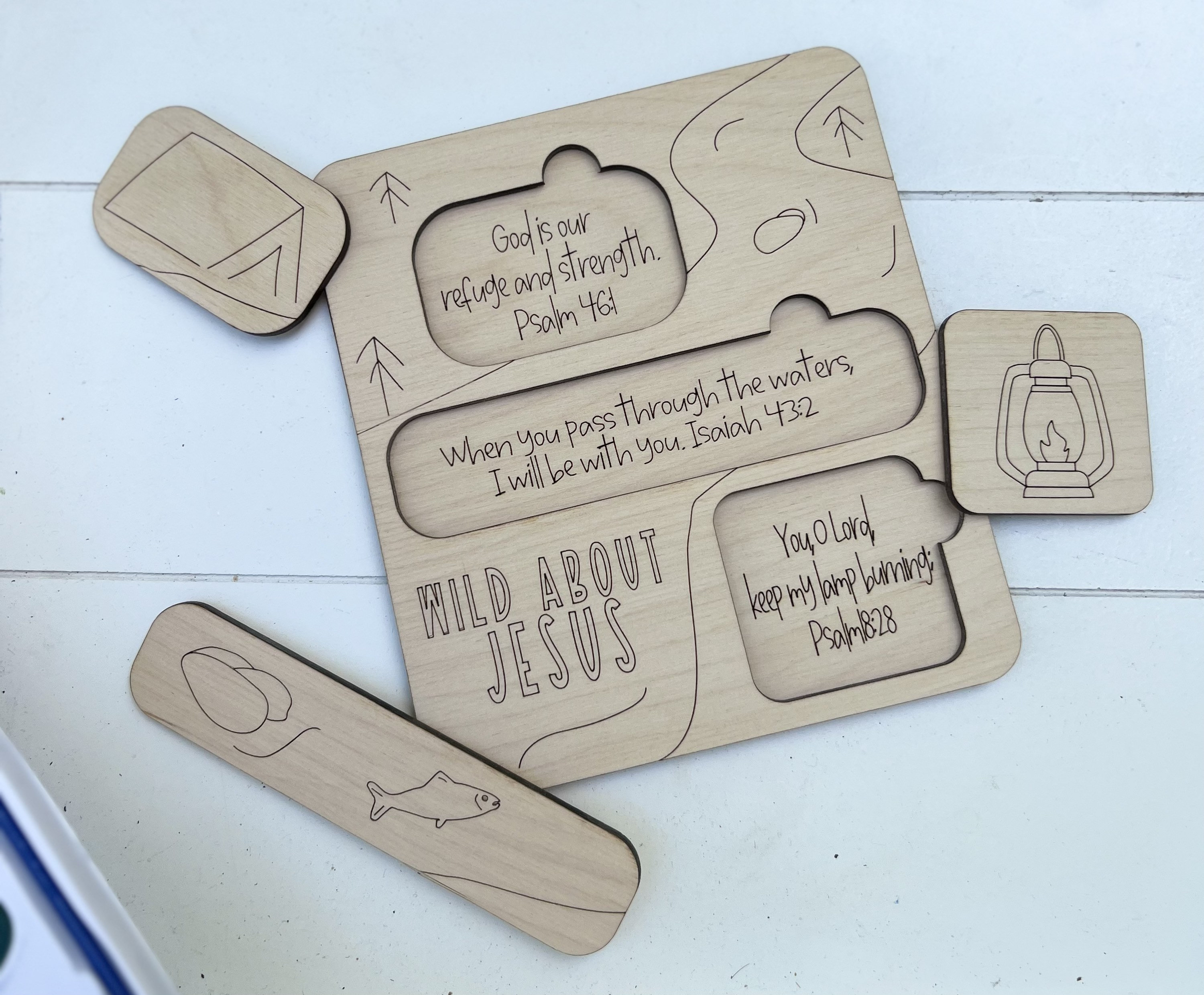 Wild About Jesus Puzzle- Laser SVG/ Glowforge - Etsy