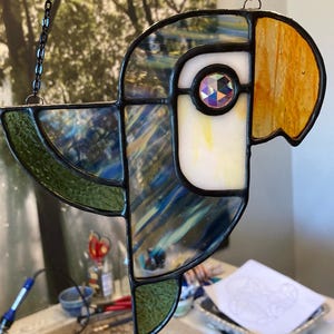 Parrot Stained Glass Pattern - Etsy