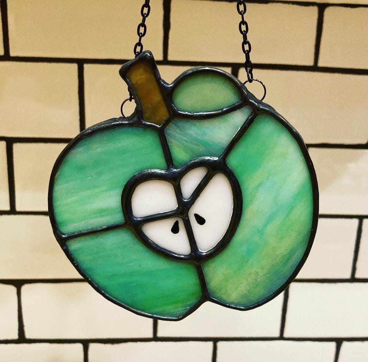 Apple Stained Glass Pattern - Etsy