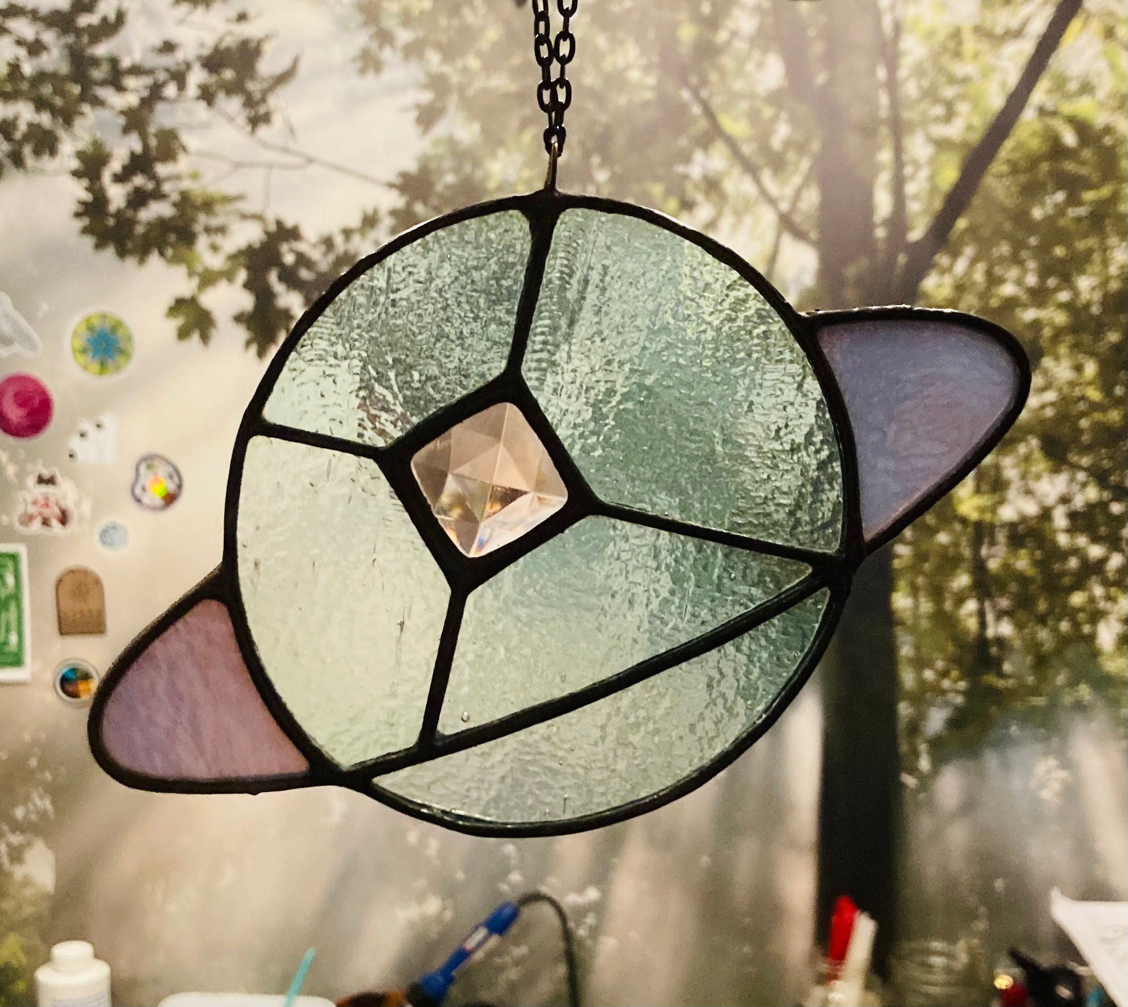 Planet Stained Glass Pattern - Etsy