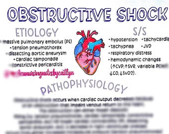 Obstructive Shock Etsy