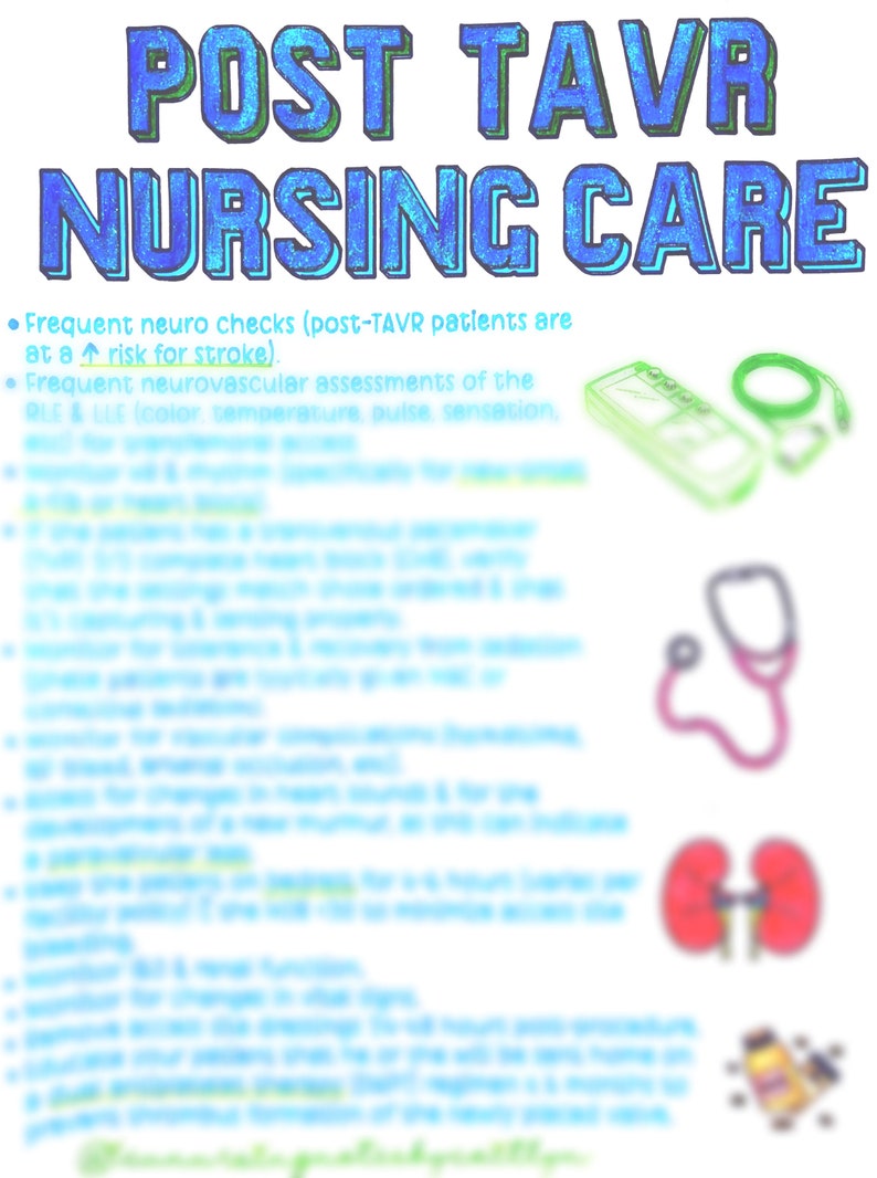 Transcatheter Aortic Valve Replacement (TAVR) - Etsy