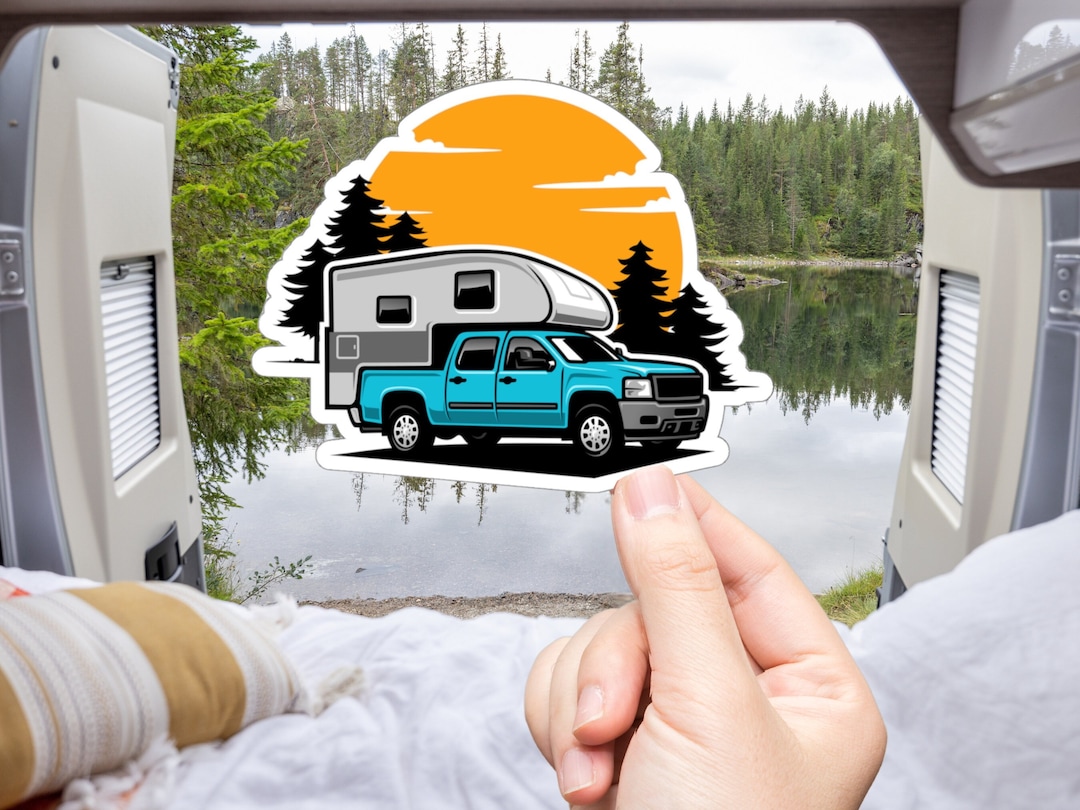 Truck Camper Sticker Outdoorsy Sticker Camping Outdoor Sticker XL ...