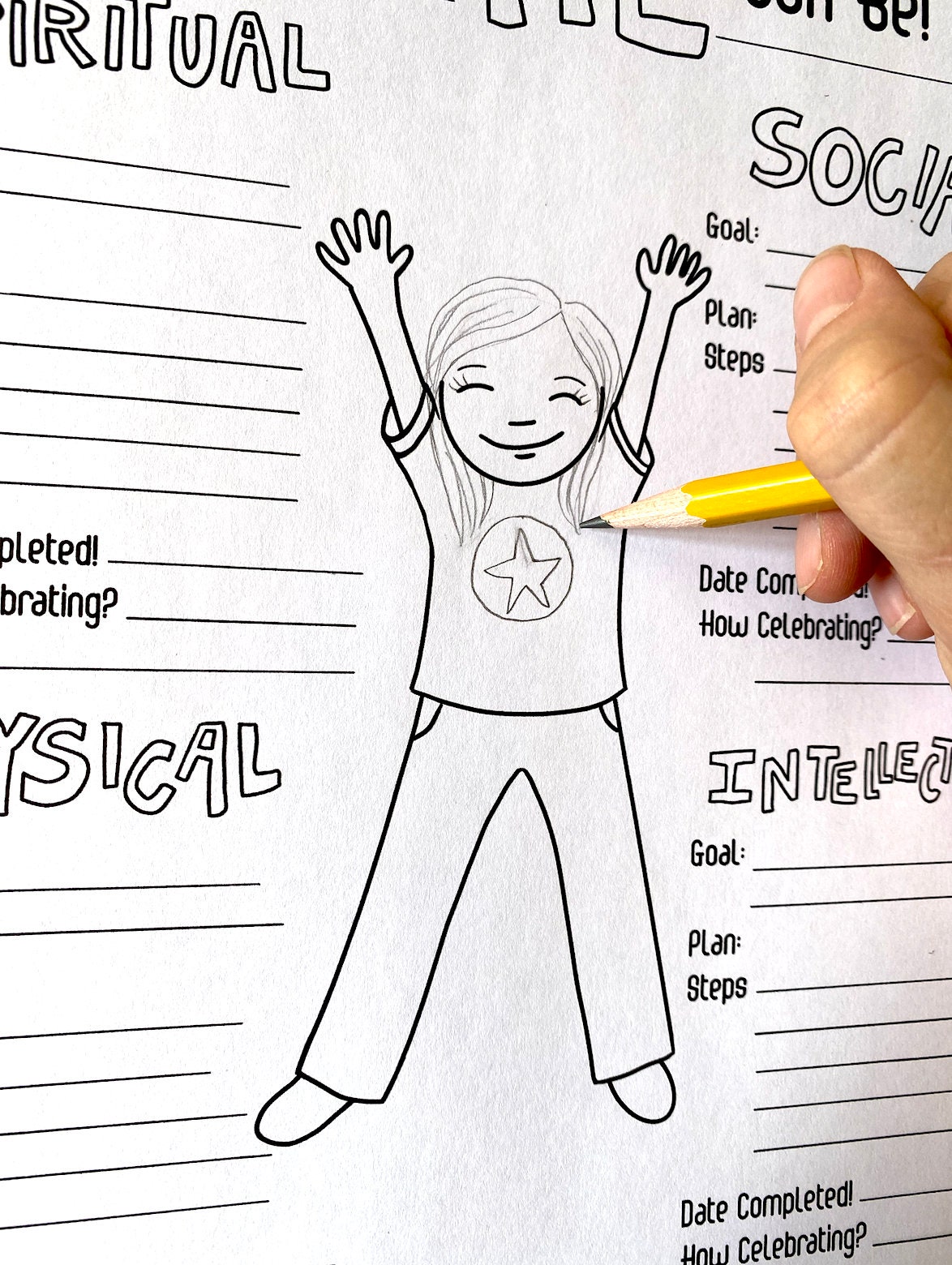 Customizable Children's Goal Coloring Page - Etsy