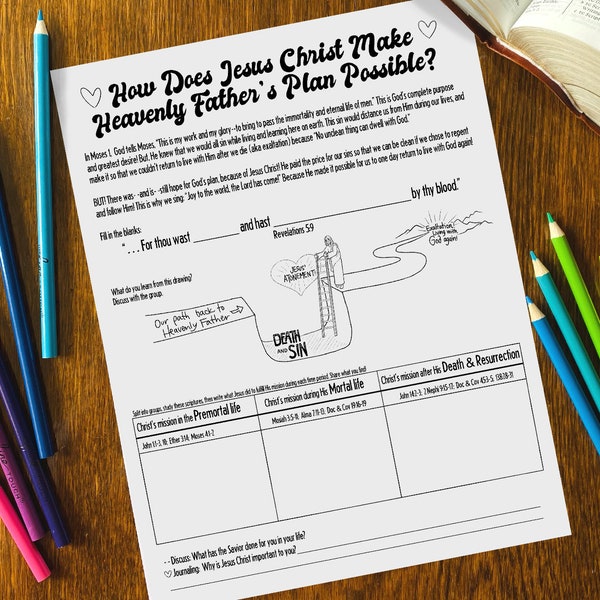 Church Lesson Plan - Etsy