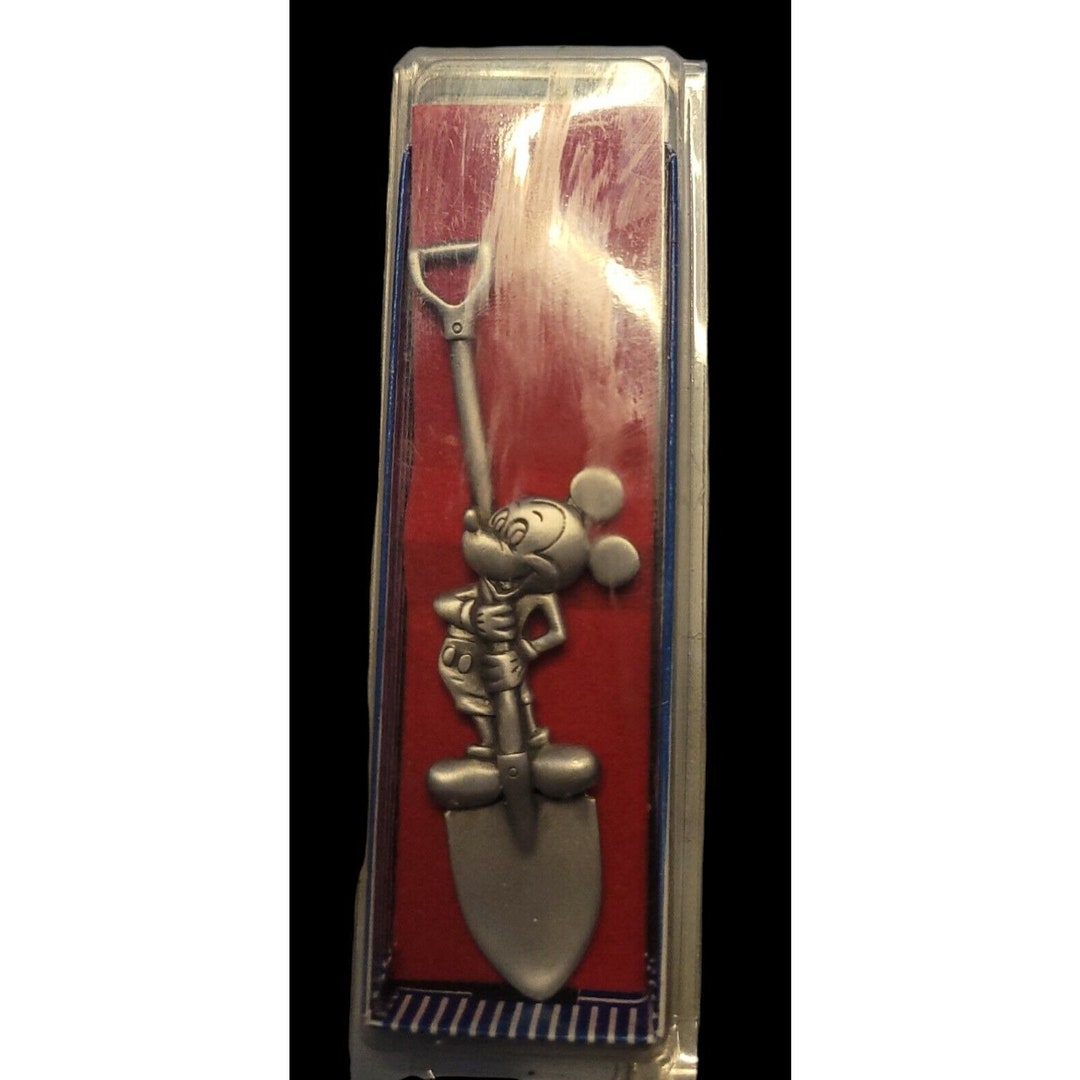 Vintage Mickey Mouse Pewter Spoon NEW - Etsy