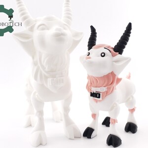 3D Print Articulated M10 "goat" by Cobotech, M10 the GOAT, Articulated ...