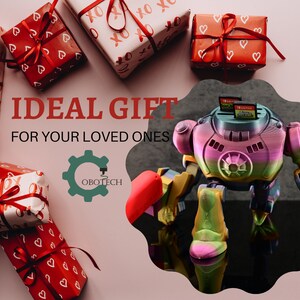 3D Printed Robot With Controller Holder and Game Card Storage ...