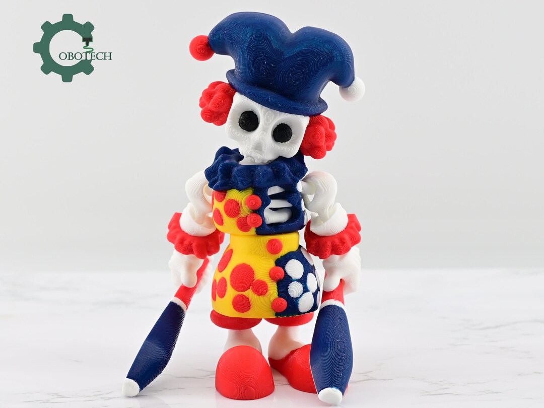 Articulated Bone Clown 3D Printed Clown Skeleton by Cobotech, Cute ...