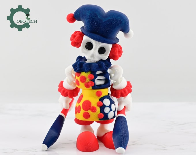 Articulated Bone Clown 3D Printed Clown Skeleton by Cobotech, Cute ...