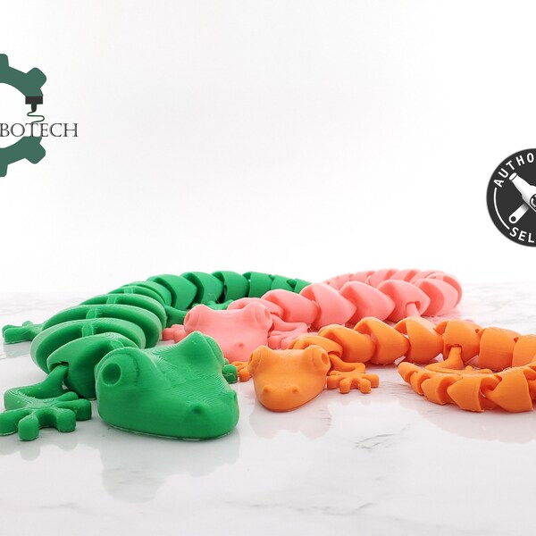 3d Printed Articulated Lizard - Etsy