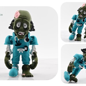 3D Print Articulated Zombie Nurse - Nurse Graduation Gifts - Fun 3D ...