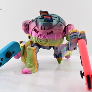 3D Printed Robot With Controller Holder and Game Card Storage ...