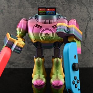 3D Printed Robot With Controller Holder and Game Card Storage ...