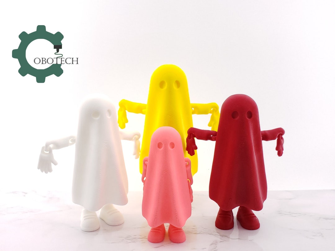 3D Print Standing Ghost With Articulated Arms by Cobotech, Articulated ...