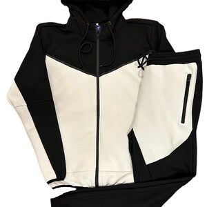 Men's Sweat Suit Camouflage Jogger Soft Fleece Suit Top and Bottom ...