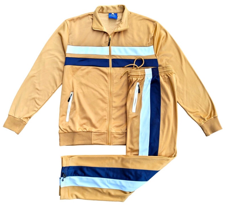 Men's Tracksuits Full Zip Sports Wear 2 Tone Track Jacket - Etsy