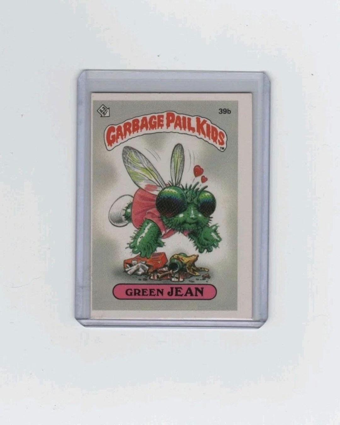 GPK Glossy GREEN JEAN 39b Series 1 Garbage Pail Kids Card - OS1 Vintage ...
