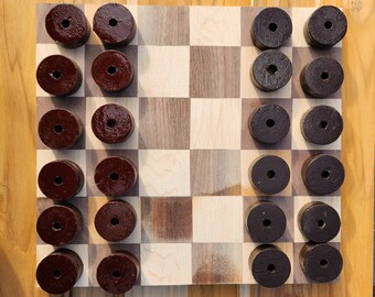 Checker Pieces - Etsy
